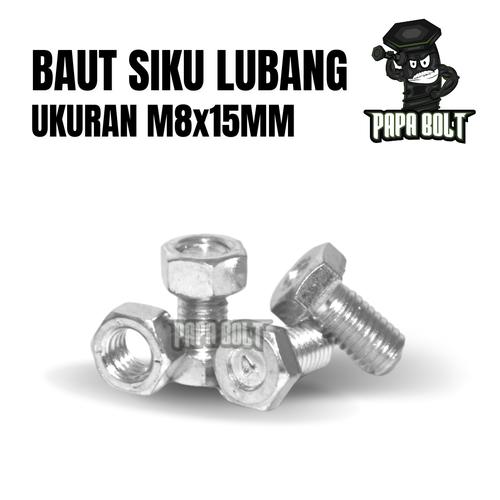 Jual Baut Mur Siku Lubang 8x15 Besi M8 x 15 mm - Kota Surabaya - PAPABOLT | Tokopedia