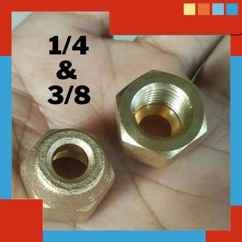 Jual KUALITAS Terjamin - Satu Set Nut Nepel 1/4 3/8 Tebal PIPA Tembaga AC - Jakarta Pusat ...