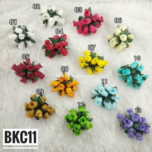 Jual BKC11 Bunga Seruni (1 ikat isi 12 kuntum mawar) - 10 Biru Tosca ...