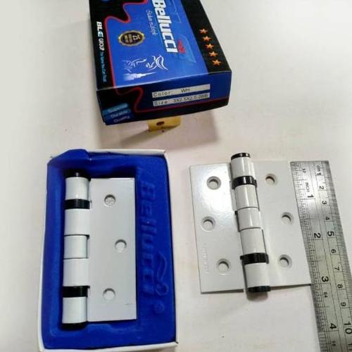 Jual Engsel pintu putih 3" Belluci / Engsel jendela/ENGSEL LEMARI ...