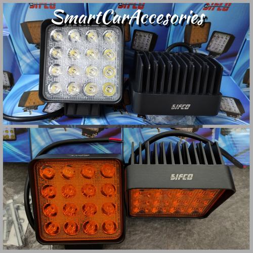 Jual Lampu Kerja Tembak Sorot Foglamp Kotak 16 Led Cree 48watt SIFCO ...