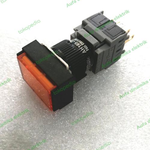 Jual AH165-TGLO11E3 illuminated pushbutton ah164 push button fuji - Kab ...