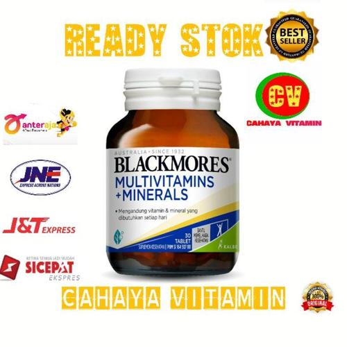 Jual Blackmores Multivitamin + Minerals Bpom Kalbe Isi 30/120 Tablet - Isi 30 tablet - Jakarta ...
