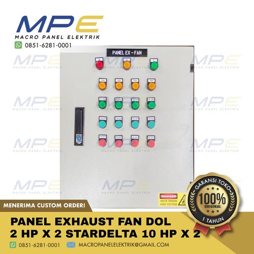 Jual Panel Exhaust Fan DOL 2 HPx2 STAR DELTA 10 HPx2 / Panel Exfan ...
