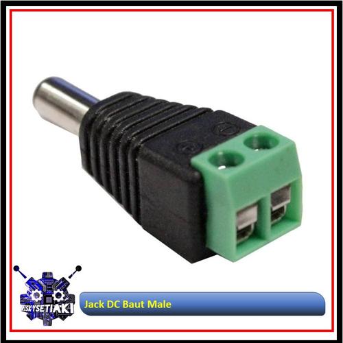 Jual Jack DC Baut Male / Konektor DC Male untuk CCTV / Arduino - Kab ...