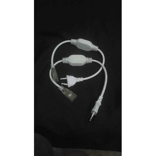 Jual Soket Adaptor 220V Neon Flex Socket Jack Lampu NEON FLEX FLUG CORD ...