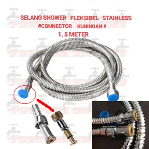 Jual Selang flexible Hand Shower Shower Hose Selang Kamar Mandi 150 cm ...