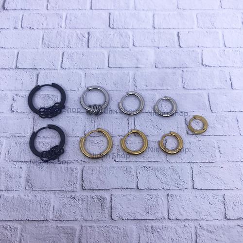 Jual Anting Tindik Cowok | Cowo | Pria | Laki Titanium - 7. Kecil Gold ...