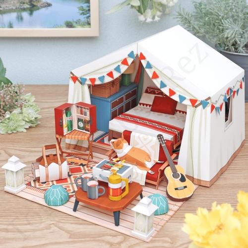 Jual Kerajinan Papercraft Glamping Paper Craft Miniature Diorama DIY ...