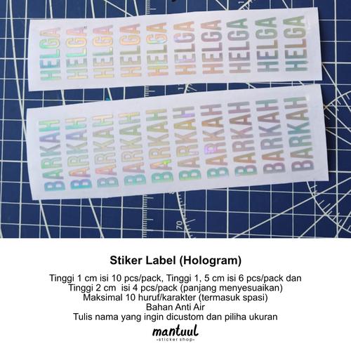 Jual Stiker Label Hologram - Stiker Decal Hologram - Kota Palembang ...