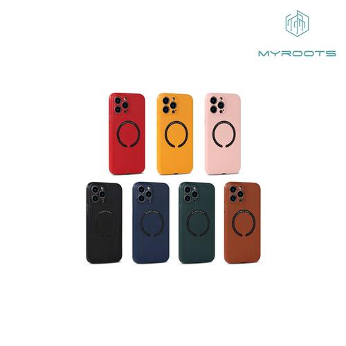 Promo Myroots Magsafe Leather Case For Iphone 11 Pro Max 11 Pro XS Max ...