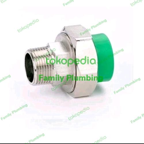 Jual MALE THREAD UNION SDL SOCK DRAT LUAR WATERMUR WATERMOOR 25mm 3/4 ...