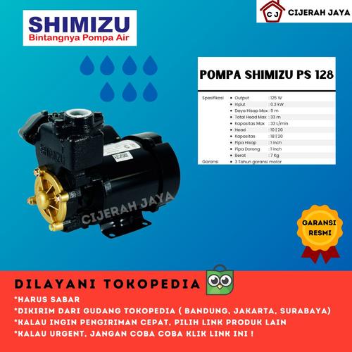 Jual SHIMIZU PS 128 BIT ORIGINAL POMPA AIR SHIMIZU 128 BIT - - TB ...