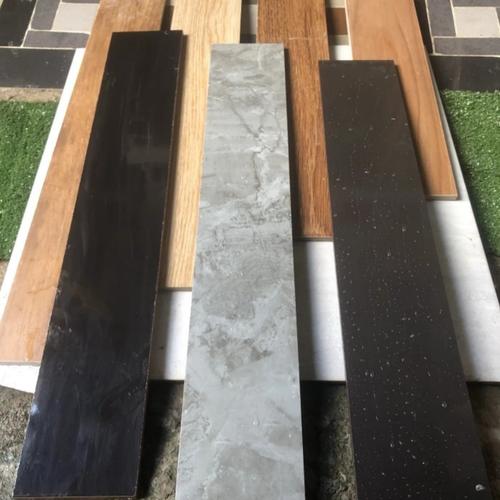 Jual list plint keramik granit lantai 10x60 warna hitam & motif kayu ...