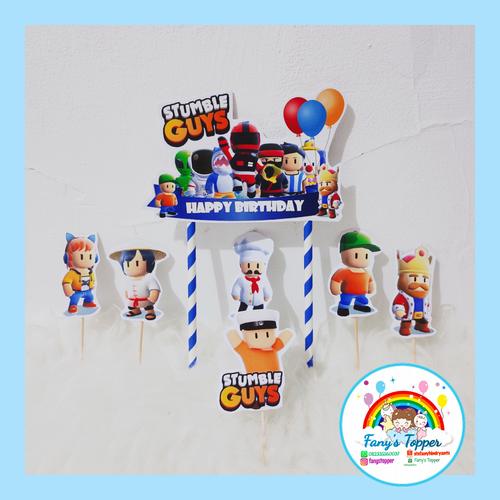 Jual Topper Stumble Guys Topper ulang tahun topper happy birthday - Kab ...