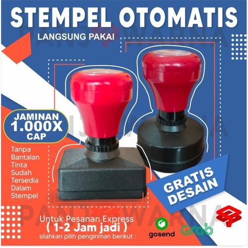 Jual Stempel Flash Ukuran Standar 1 Jam Jadi Bebas Warna dan Gratis ...