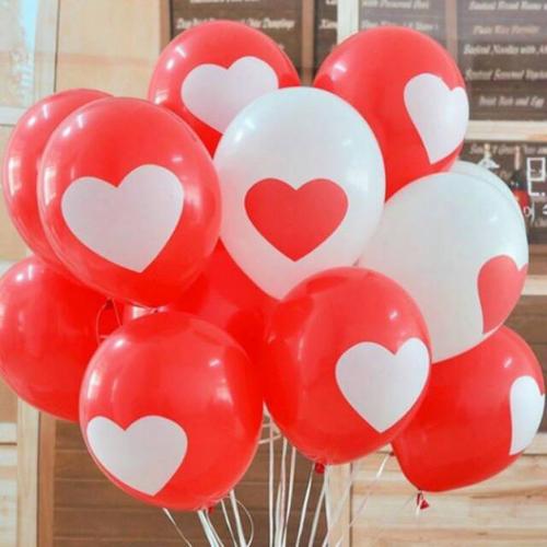 Jual Balon latex Love 12 inch Merah Putih - Putih - Kota Palembang ...