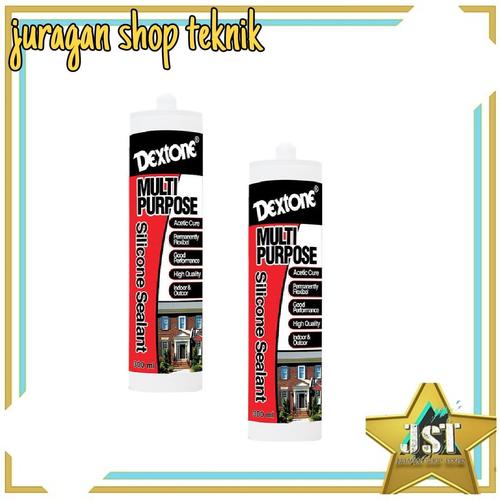 Jual Dextone Lem Silicone Sealant Multi Purpose 300ml - sealant kaca ...