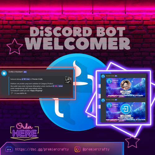 Jual DISCORD WELCOMER BOT - IMAGE - Kab. Karawang - PREMIER CRAFTY ...