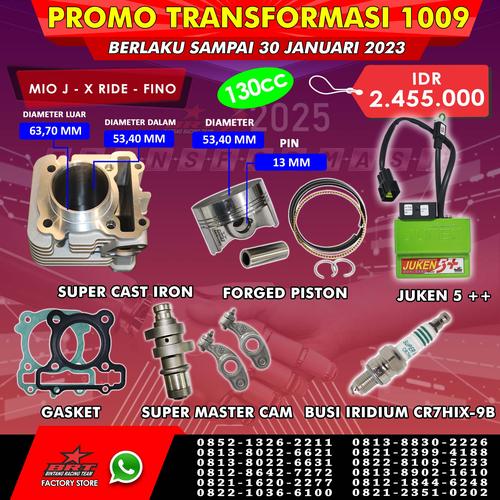 Jual PAKET BORE UP MIO J / XRIDE / FINO BRT - BLOK ONLY - Kab. Bogor ...