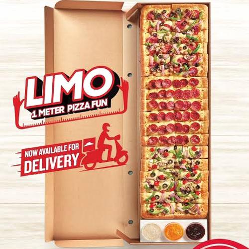 Jual PIZZA 1 METER SUPER LIMO ORIGINAL PIZZA HUT - Kota Surabaya ...