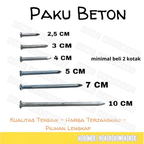 Jual Paku Beton 3cm, 4cm, 5cm, 7cm, 10cm 1 inch 2 inch 3 inch 4 inch 5 ...