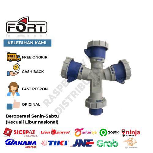 Jual FORT MULTI PLUG & SOCKET IP67 FT-10132 3P 16A CABANG 3 - Jakarta ...