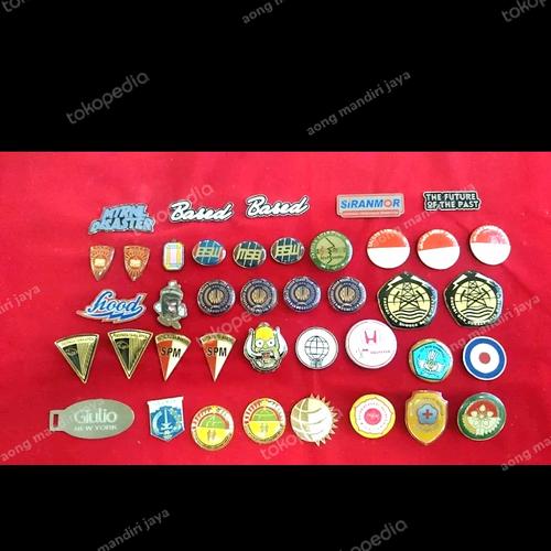 Jual pin custom sepuh emas magnet /paku pin custum - Jakarta Pusat ...