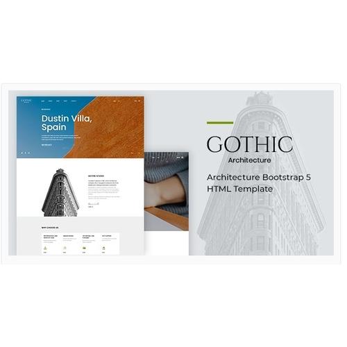 Jual Gothic - Architecture Bootstrap 5 HTML Template - Jakarta Selatan - prime course | Tokopedia