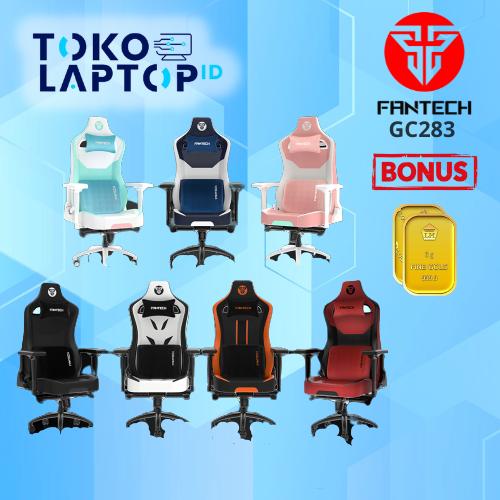Promo Fantech GC283 / GC-283 Premium Gaming Chair - Putih, Free Emas ...