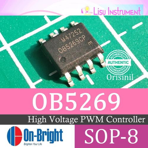 Jual ORIGINAL OB5269CPA OB5269 High Voltage PWM Controller SOP-8 On ...