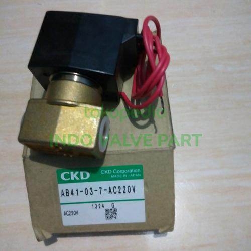 Jual solenoid valve CKD AB41-03-7-AC220V - Kota Tangerang - INDO VALVE ...
