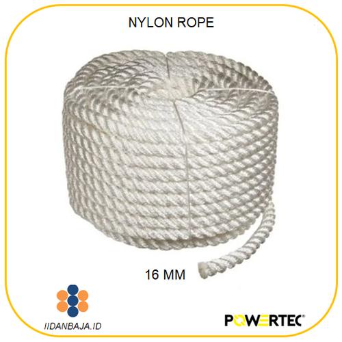 Jual NYLON ROPE 16 MM POWERTEC ( TALI NILON PP MULTIFILAMENT ) - Kota ...