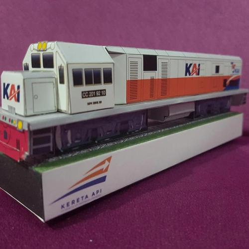 Jual DIY prakarya papercraft kereta api CC201 - Jakarta Barat - nurr ...