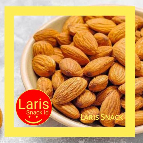 Jual 500 GR ALMOND KUPAS PREMIUM / KACANG ALMON PANGGANG (ROASTED ...