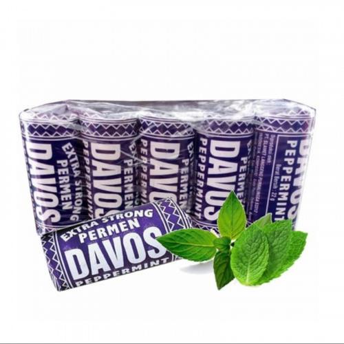 Jual Permen DAVOS Roll Peppermint Mint Roll Permen Jadul Mint Jadul ...