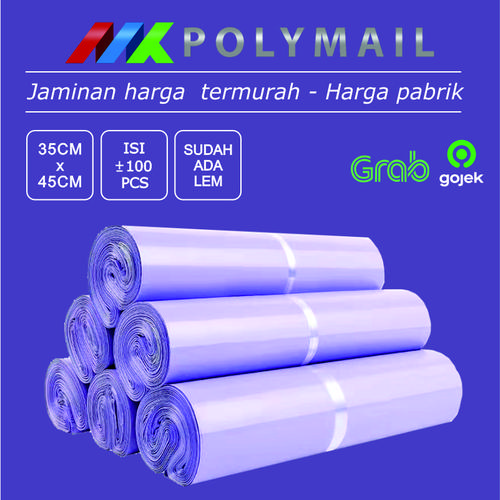 Jual POLYMAILER ±100PCS 35x45CM UNGU LILAC PREMIUM GLOSSY - Jakarta ...