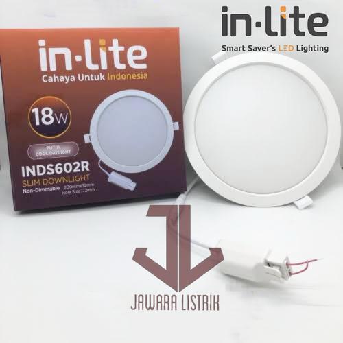 Promo INLITE INDS602R LAMPU DOWNLIGHT PANEL LED 18 WATT 200x32 MM ...