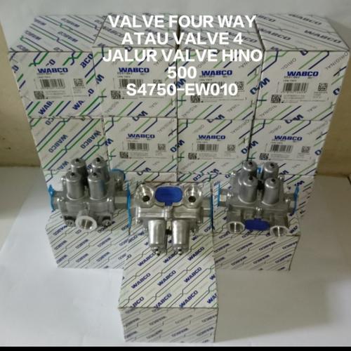 Jual VALVE HINO 500 RELAY VALVE FOUR WAY VQLVE S4750-EW010 VALVE 4 ...