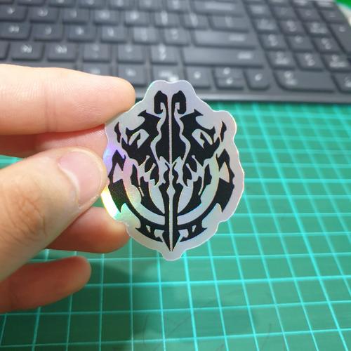Jual Sticker Hologram Anime - PSH1115 - Overload - Logo - Jakarta Utara ...