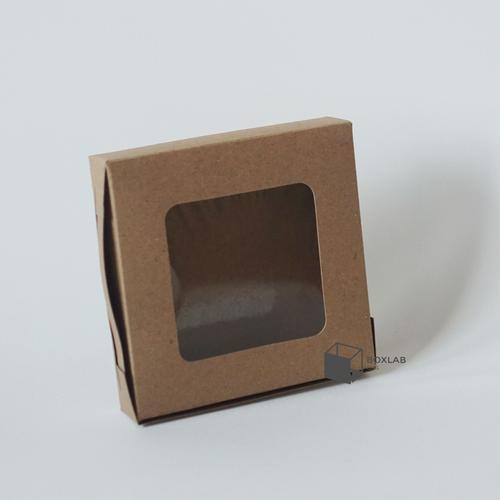 Jual Box Kraft BM 14143, Kotak Kraft Mika, Packaging , Box Snack Kue ...