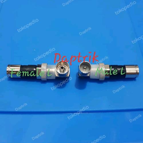 Jual Jack Antena TV Male L Besi+Connector RG6 PPC - L Male Cowok - Kota Bekasi - Daptrik | Tokopedia