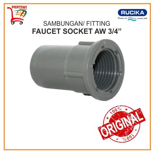 Jual Sambungan Fitting Rucika Faucet Socket AW 3/4" - Kab. Banyumas ...