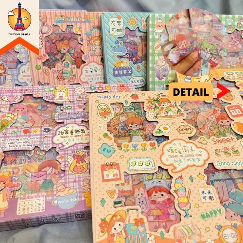 Jual Stiker Box Merk Senmu 1 Box Isi 32 Lembar Sticker Waterproof Anti ...