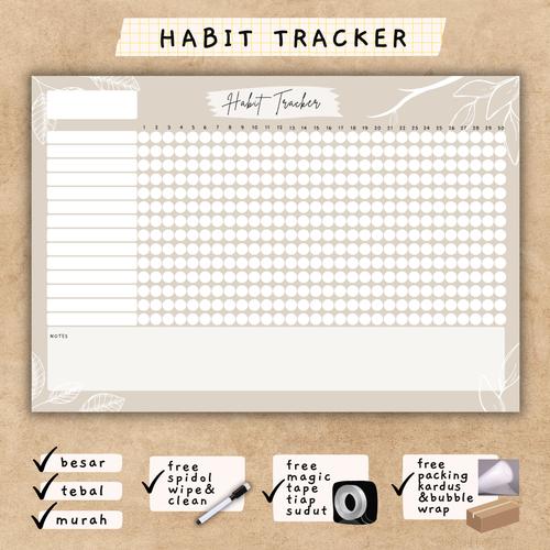 Jual Habit Tracker Daftar Jadwal Checklist Kegiatan To Do List ...