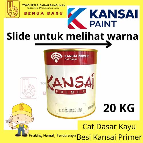Jual Cat Dasar Meni Besi AntiRust KANSAI Primer 20 Kg / Zinc Chromate ...