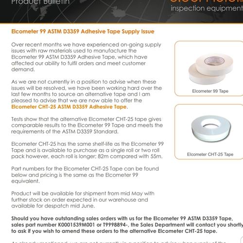 Jual Elcometer 99 Adhesive Tape ASTM D3359 (1 Rolls) T9998894- - Kota ...