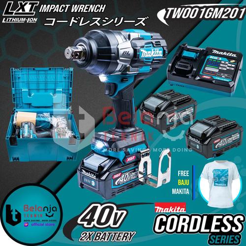 Promo Makita Impact Wrench Baterai TW001GM201 Cordless Brushless TW001 40V Cicil 0% 3x - Kota ...