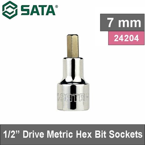 Jual Mata Socket 1/2 Inch METRIC HEX BIT SOCKETS HEX 7 MM 24204 SATA ...