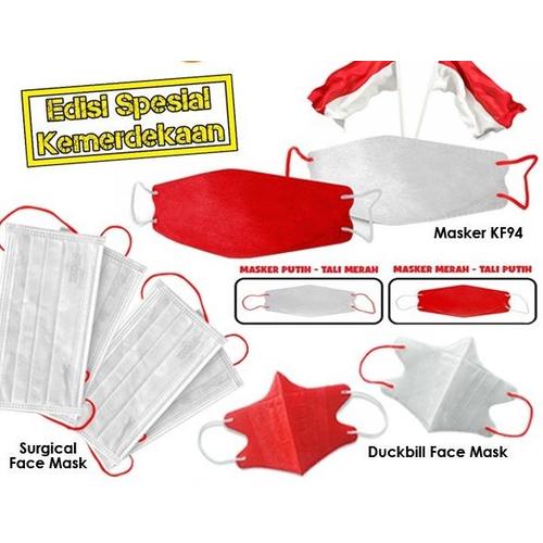 Jual JSP Masker KF94 / Duckbill / Earloop Merah Putih Kemerdekaan Indo ...